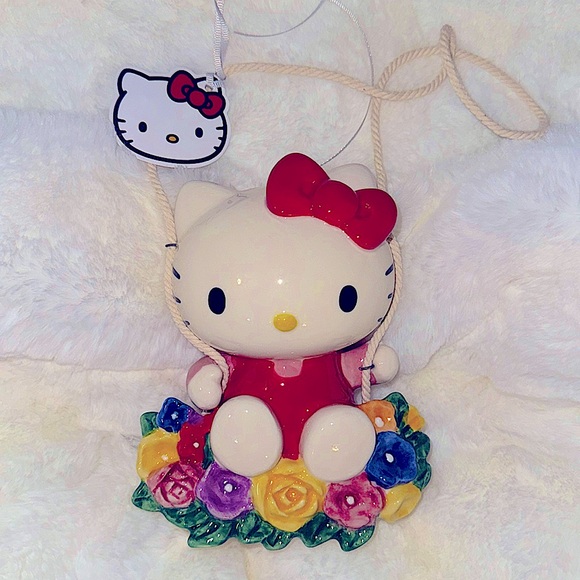 Hello Kitty | Accents | Hello Kitty Sanrio Blue Sky Flower Swing | Poshmark